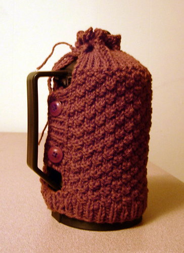 Ravelry: French Press Cosy Pattern pattern by Christine Jewett