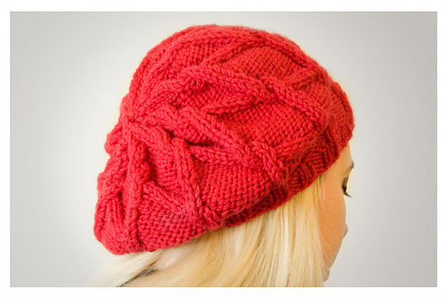 Ravelry: Diamond Slouchy Beret pattern by Julie Grantz LeFrancois