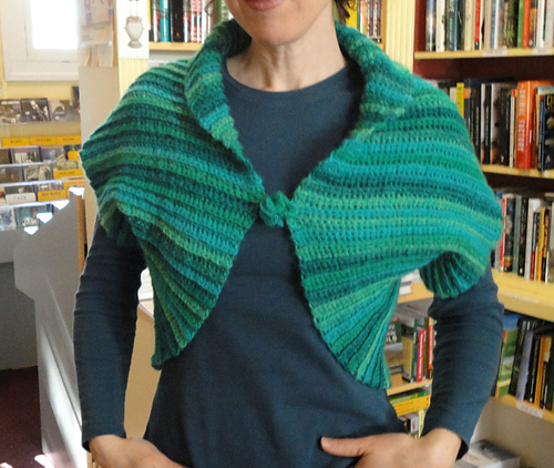 Ravelry: Easy Shrug pattern by Mary Jane Hall