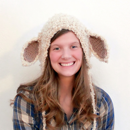 Ravelry: Lamb Bonnet Crochet Pattern pattern by Mamachee