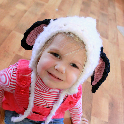 Ravelry: Lamb Bonnet Crochet Pattern pattern by Mamachee