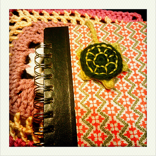 Ravelry: Easy Turtle Bookmark pattern by Stacey Trock