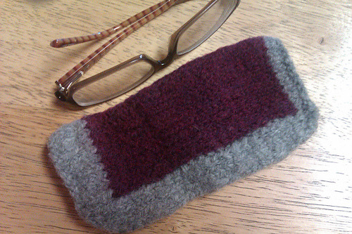 Ravelry: Felted Glasses Case pattern by Lion Brand Yarn