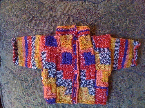 Ravelry: Windowpane Cardigan pattern by Bonnie Evans