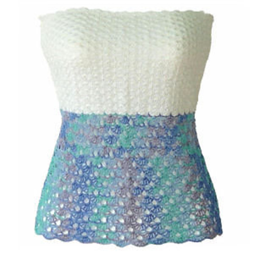 Ravelry: Fish Scale Tube Top pattern by FlexibleFashions