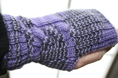Ravelry: Cabled Cashmere Wristers pattern by Iris Schreier