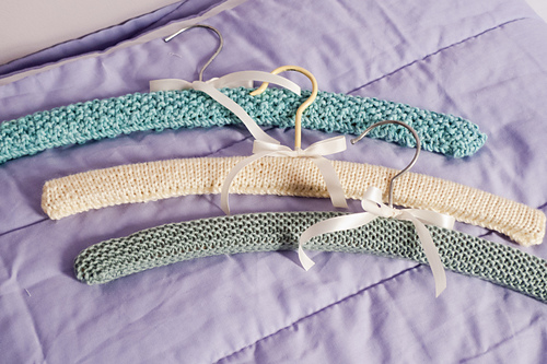 Ravelry: Coat Hanger Covers pattern by Debbie Bliss