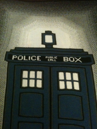 Ravelry: Doctor Who TARDIS Afghan pattern by Carrie Fritsche