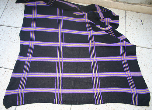 Ravelry: Ethan's College Blanket pattern by Lisa Hoffman