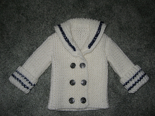 Ravelry: Sailor Cardigan Slip Over with Beret pattern by American ...