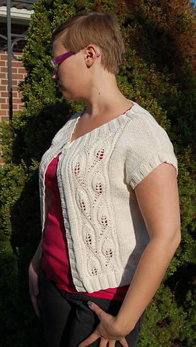 Ravelry: Leaf Panel Cardigan pattern by Sirdar