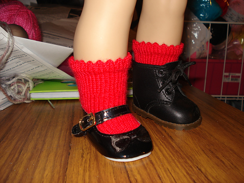 Ravelry: cosy toes - doll socks pattern by Angela Parker