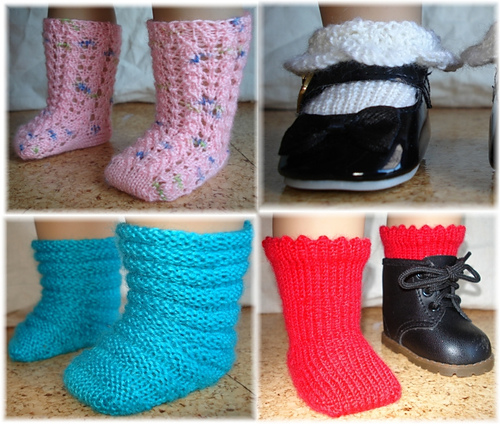Ravelry: cosy toes - doll socks pattern by Angela Parker