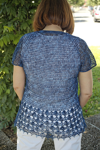 Ravelry: Linen lace cardigan - Cardigan dentelle de lin pattern by ...