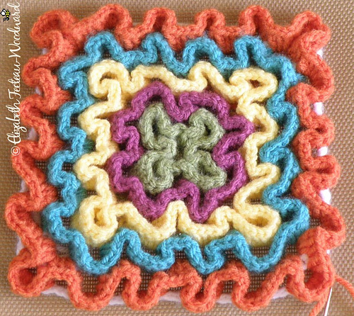 Ravelry: Squiggly Wiggly Crochet Technique pattern by Elizabeth Woodward