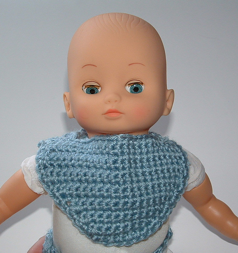 Ravelry: Doll Bib - My Lil Newborn pattern by Lisa Hamblin