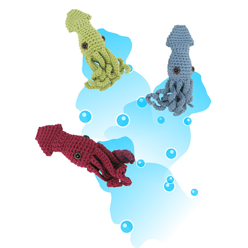 Ravelry: Squid pattern by NeedleNoodles
