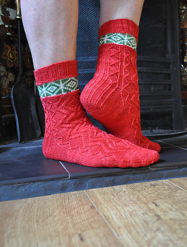 Ravelry: Little Ice Age Socks pattern by Rachel Coopey