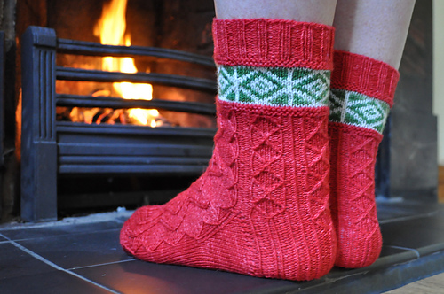 Ravelry: Little Ice Age Socks pattern by Rachel Coopey