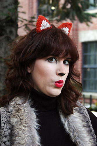 Ravelry: Quick-as-a-Fox Ears pattern by Lucinda Campbell