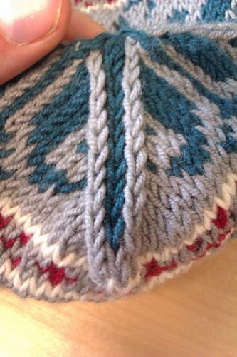 Ravelry: Norwegian Snowflake Hat pattern by Tim Doran