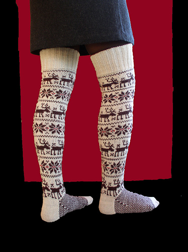 Ravelry: NEW Nordic Stockings for Women pattern by Charlotte Kirkholt