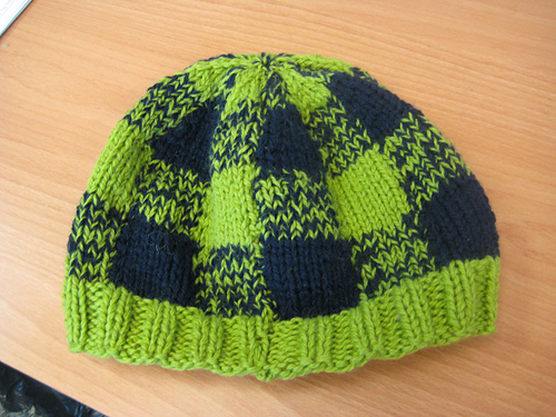 Ravelry: #18 Checkerboard Hat pattern by Theresa Schabes
