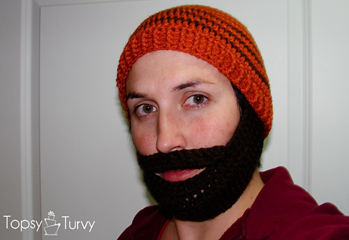 Ravelry: bearded beanie pattern by Ashlee Prisbrey