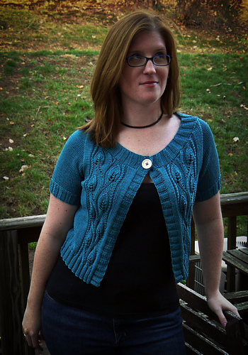 Ravelry: Leaf Panel Cardigan pattern by Sirdar