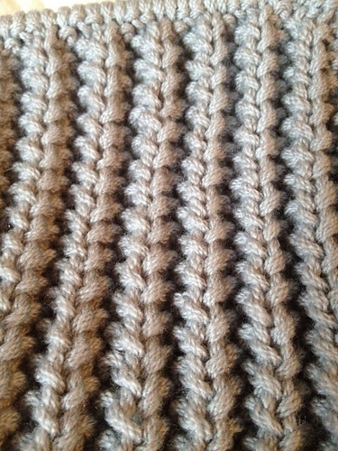 Ravelry: Diagonal Mistake Rib Scarf pattern by Heidi Marie Robinson