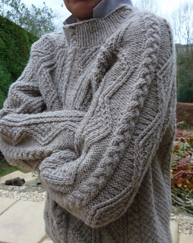 Ravelry: Design C - Round and Stand Up Neck Sweater pattern by Hayfield