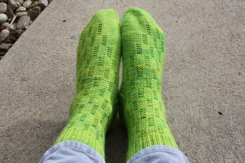 Ravelry: Brickwork Socks pattern by Debbie O'Neill
