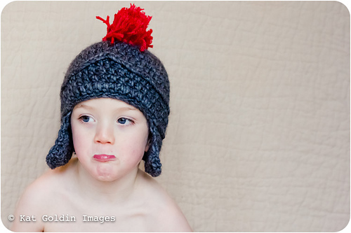 Ravelry: Spartacus Gladiator Roman Centurion Hat pattern by Kat Goldin