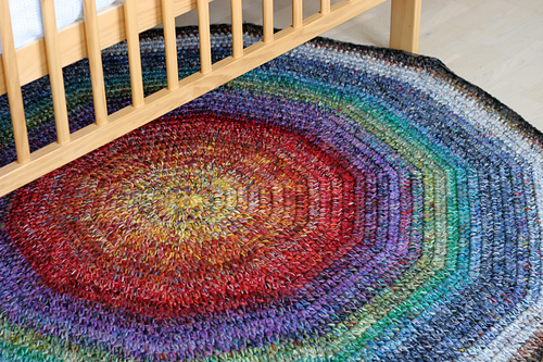 Ravelry: Sock Yarn Rug pattern by Chriss Coleman