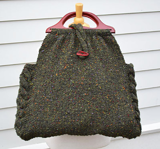 Ravelry: Donegal Tweed Knitting Tote pattern by ColorfulStitches Designs