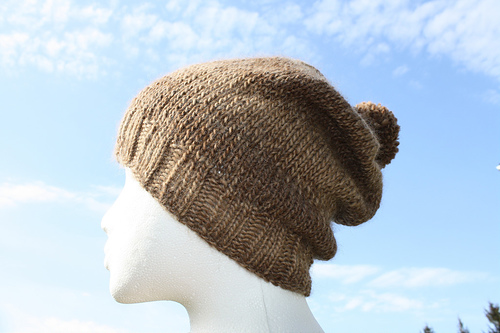Ravelry: slouchy-pom hat pattern by Breean Elyse Miller