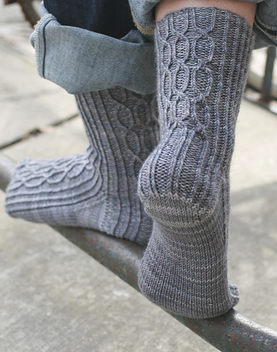 Ravelry: Armour Road Socks pattern by Glenna C.