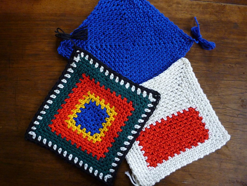 Ravelry: kokkole's Flag Squares for Knit-A-Square