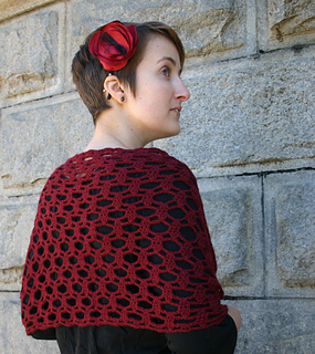 Ravelry: Negative Space Scarf & Wrap pattern by Kira Dulaney