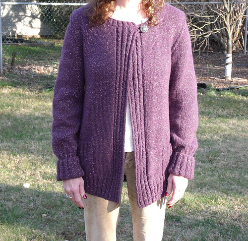 Ravelry: Long-wrap cardigan pattern by Amanda Griffiths