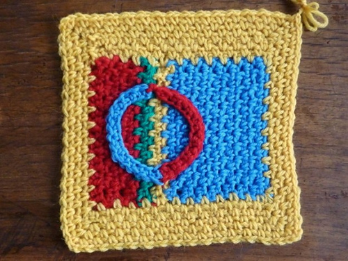 Ravelry: kokkole's Flag Squares for Knit-A-Square