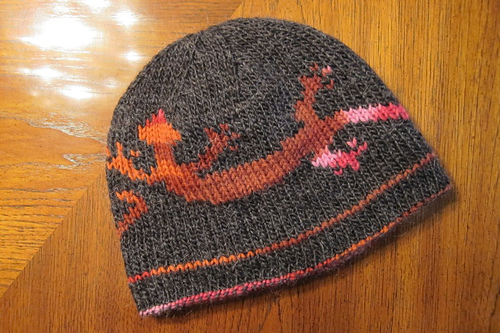 Ravelry: double knit lizard hat pattern by Krystal L'Amore