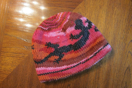 Ravelry: double knit lizard hat pattern by Krystal L'Amore