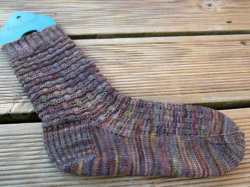 Ravelry: Basketweave Sock pattern by Anne Hanson
