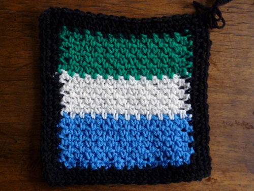 Ravelry: kokkole's Flag Squares for Knit-A-Square