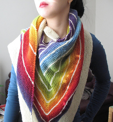 Ravelry: idesofmarch's Stripe Study Shawl
