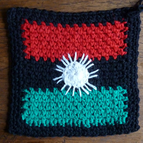Ravelry: kokkole's Flag Squares for Knit-A-Square