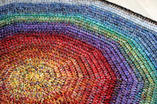 Ravelry: Sock Yarn Rug pattern by Chriss Coleman