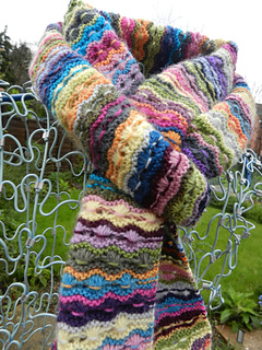 Ravelry: siouxian's Mai Tai Scarf Commission