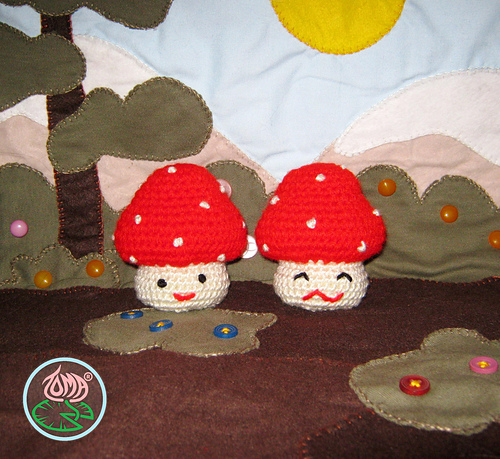Ravelry: Amigurumi Super Mario Mushroom pattern by Tamara Lazaridou